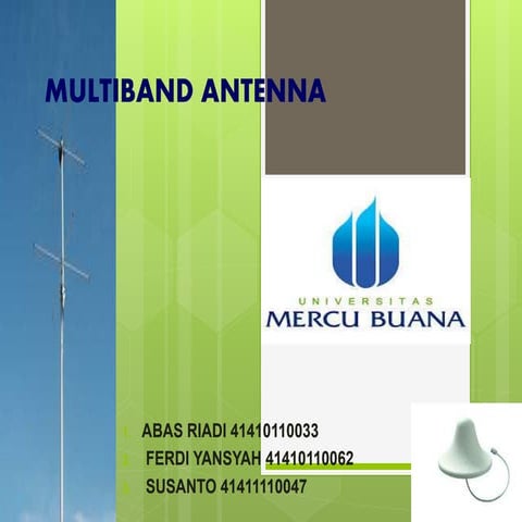 cop Multiband antenna | PPTX