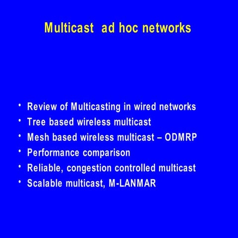 Multicast In Computer Architecture Ppt 8564