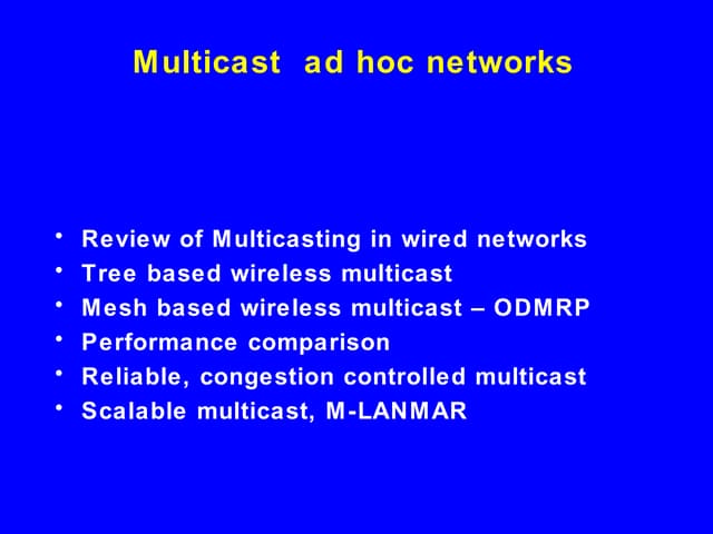 Multicast In Computer Architecture Ppt 8564
