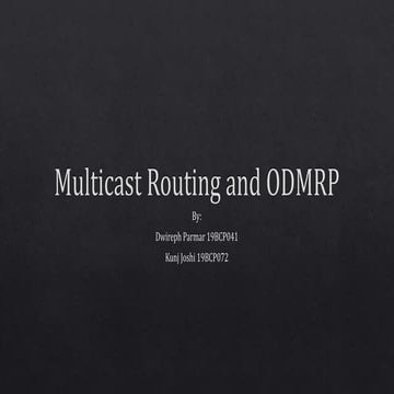 Multicast Routing PPT.pptx