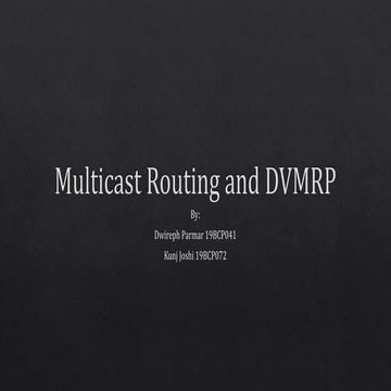 Multicast Routing PPT.pptx