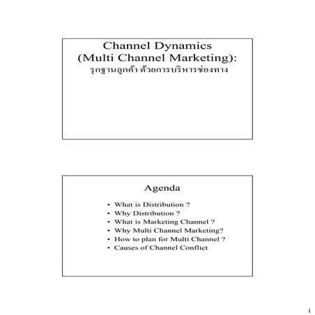 Multi channel marketing mat | PDF