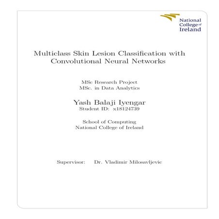 Multiclass Skin Lesion Classification With Cnn And Transfer Learning Pdf