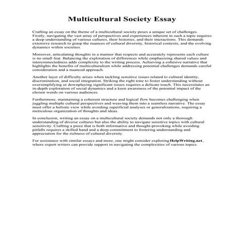 Multicultural Society Essay.pdf