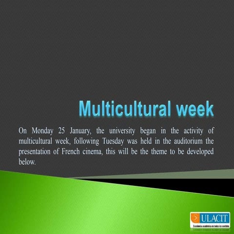 Multicultural Week | PPTX