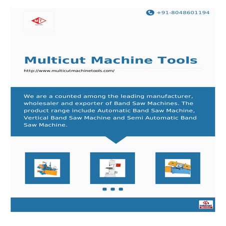 Multicut Machine Tools | PDF