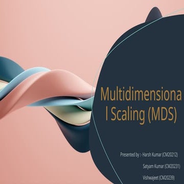 Multidimentional Scaling Frequency Response Curve of Fuel Cell Technology | PPTX