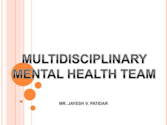 Mental health team | PDF | Mental Health | Diseases and Conditions
