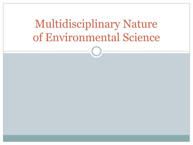 EVS - Scope & Importance.pptx for clg students | PPTX