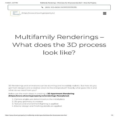 Multifamily renderings | PDF