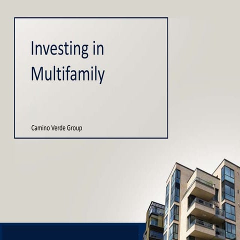 Multifamily investing | PPT