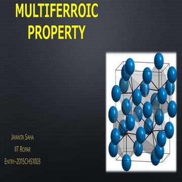Multiferroic | PPTX