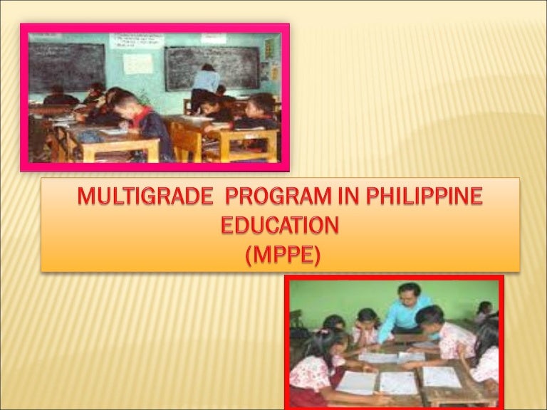 Multigrade Program in Philippine Education