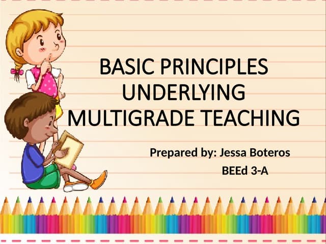 Multi-grade-class powerpoint presentation | PPT