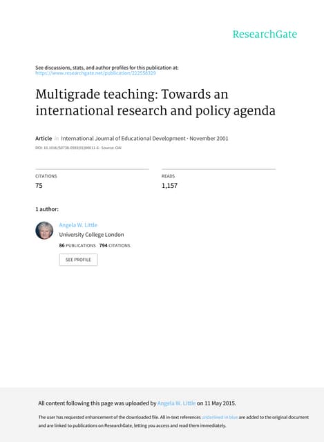 Multigrade Teaching | PPT