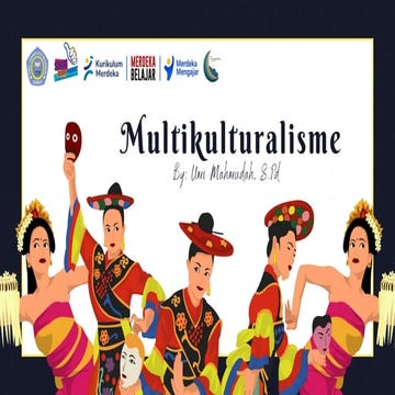 Materi Pembelajaran dengan judul Multikulturalisme | PPTX