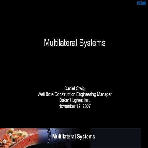 Multilateral Systems, pumpsandpipesmdhc | PPT