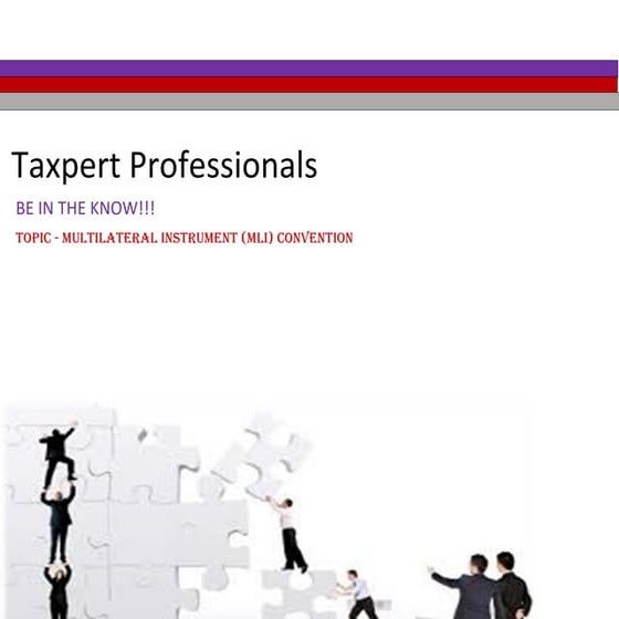 Multilateral agreement (MLI) Covention | PDF