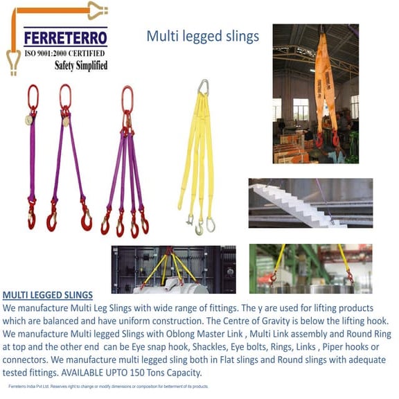 Multi legged slings | PDF