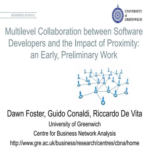 Multilevel Collaboration between Software Developers and the Impact of ...
