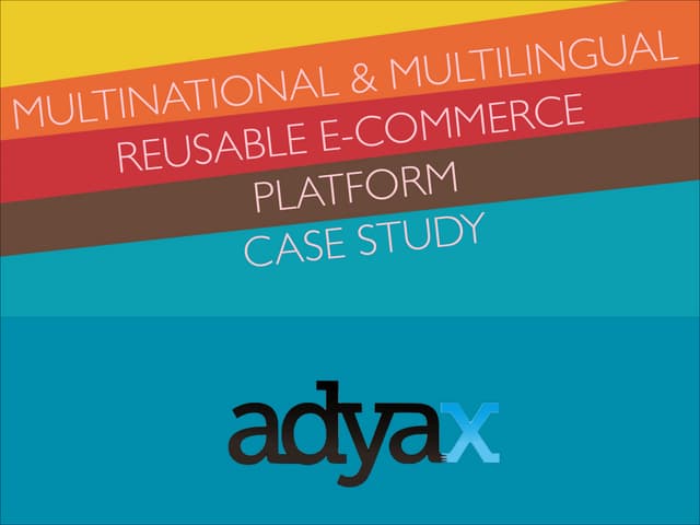 Multiple Countries And Multilingual E Commerce Platforms Using Drupal Ppt
