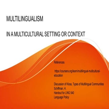 Multilingualism | PPT