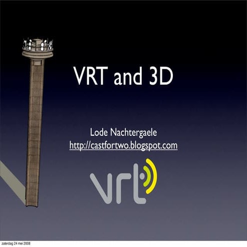 VRT and 3D Multimania 08 | PDF