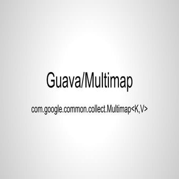 Multimap | PPTX | Computing | Technology & Computing