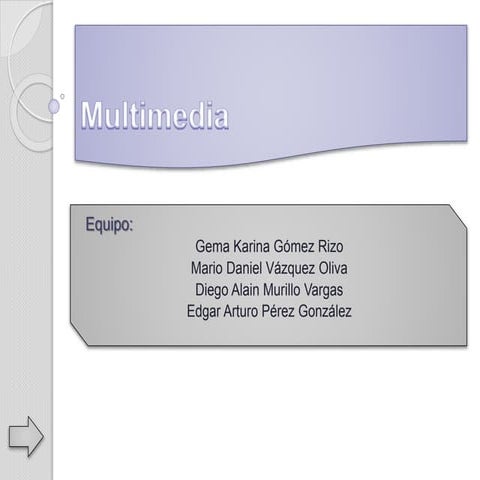 Multimedia | PPTX | Computing | Technology & Computing