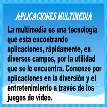 Multimedia | PPTX | Technology & Computing