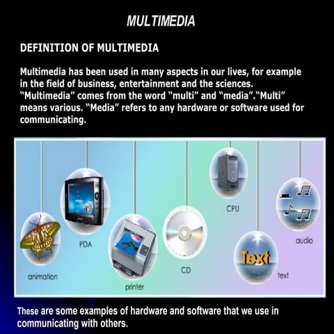 Multimedia tools (sound)