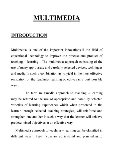 TYPES OF INSTRUCTIONAL MEDIA | PPT