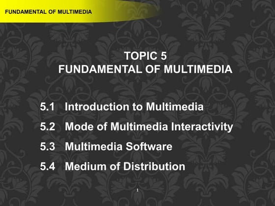 elements of multimedia | PPT
