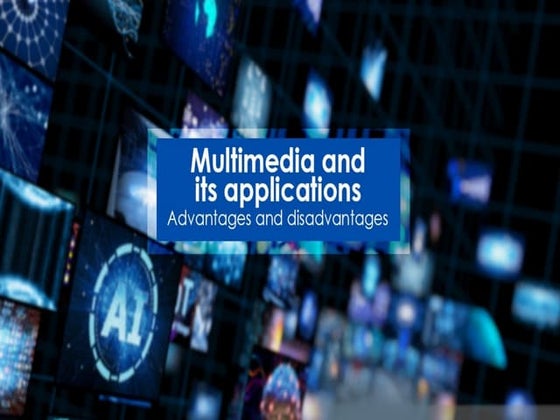 Multimedia is a way of combining different types of media, such as text, audio, images ...