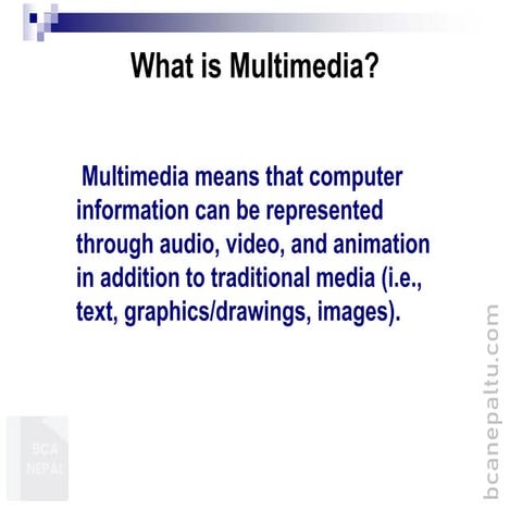 Multimedia presentation for the Bachelor | PDF