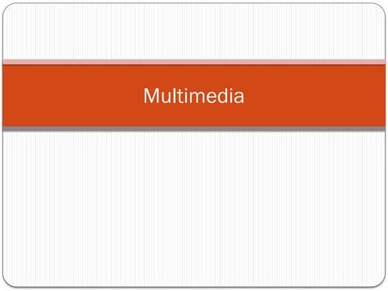 Multimedia elements | PPT