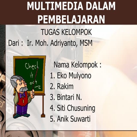 PERTEMUAN 09 KONSEP MULTIMEDIA PEMBELAJARAN INTERAKTIF | PPTX