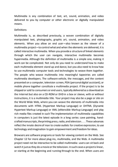 Multimedia and ICT | PPT
