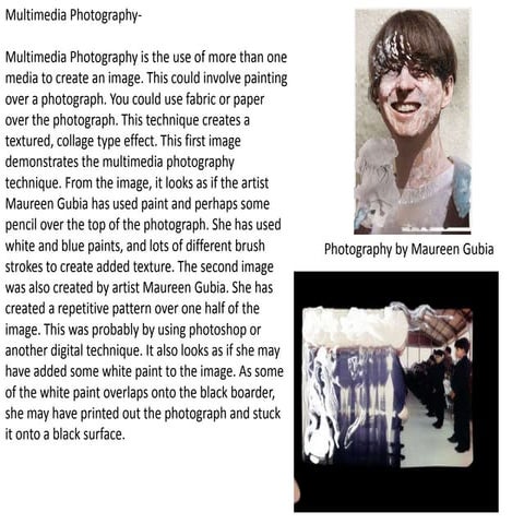 Photography Techniques- Multimedia and Scanography | PPTX