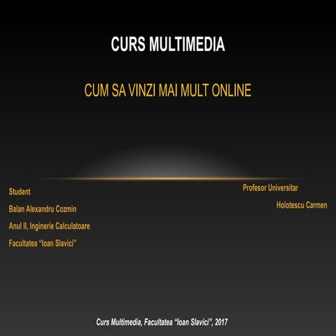 Multimedia mihaela spataru | PPTX