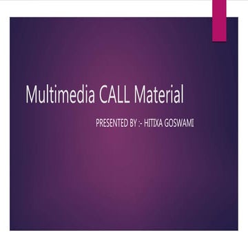 Multimedia call. | PPTX | Web Conferencing | Computer Software and Applications