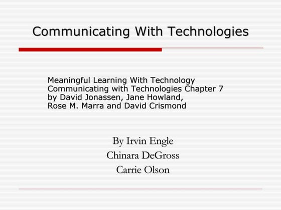 Communication through internet | PPT
