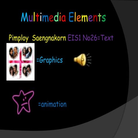 Multimedia elements | PPTX