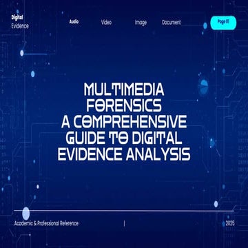 Comprehensive Guide to Multimedia Forensics and Digital Evidence ...