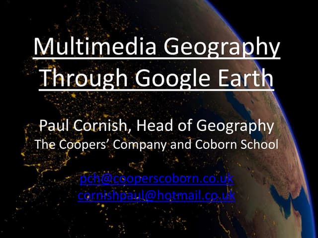 Google Earth Voyager How To | PDF