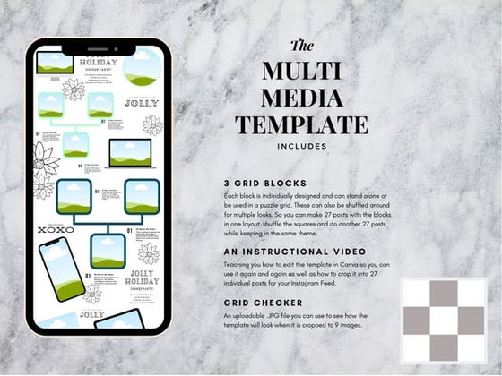 Teach me something Instagram puzzle template | PPT