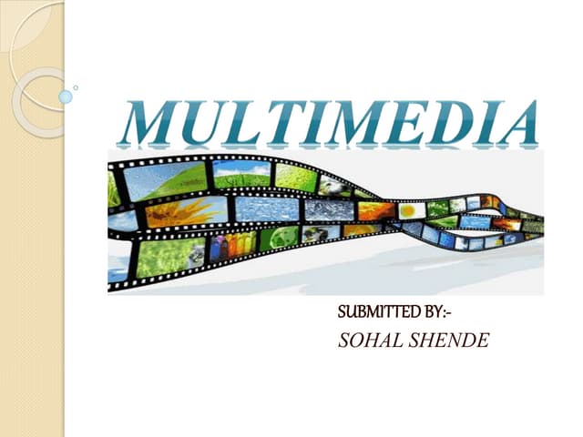 elements of multimedia | PPTX