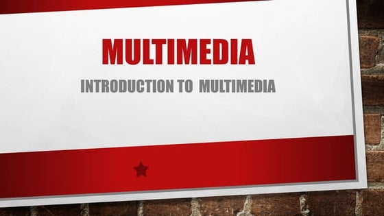 Introduction to Multimedia Applications | PDF