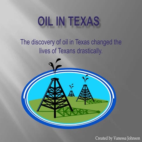 The Oil Booms of Texas | PPTX