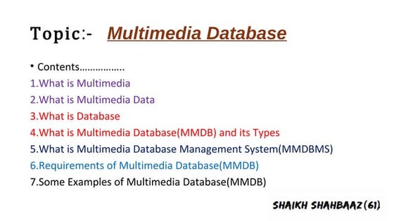 ppt on database management | PPT